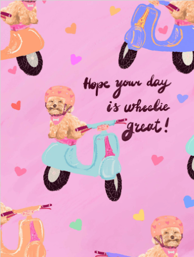 Wheelie Great Birthday Card | TouchNote